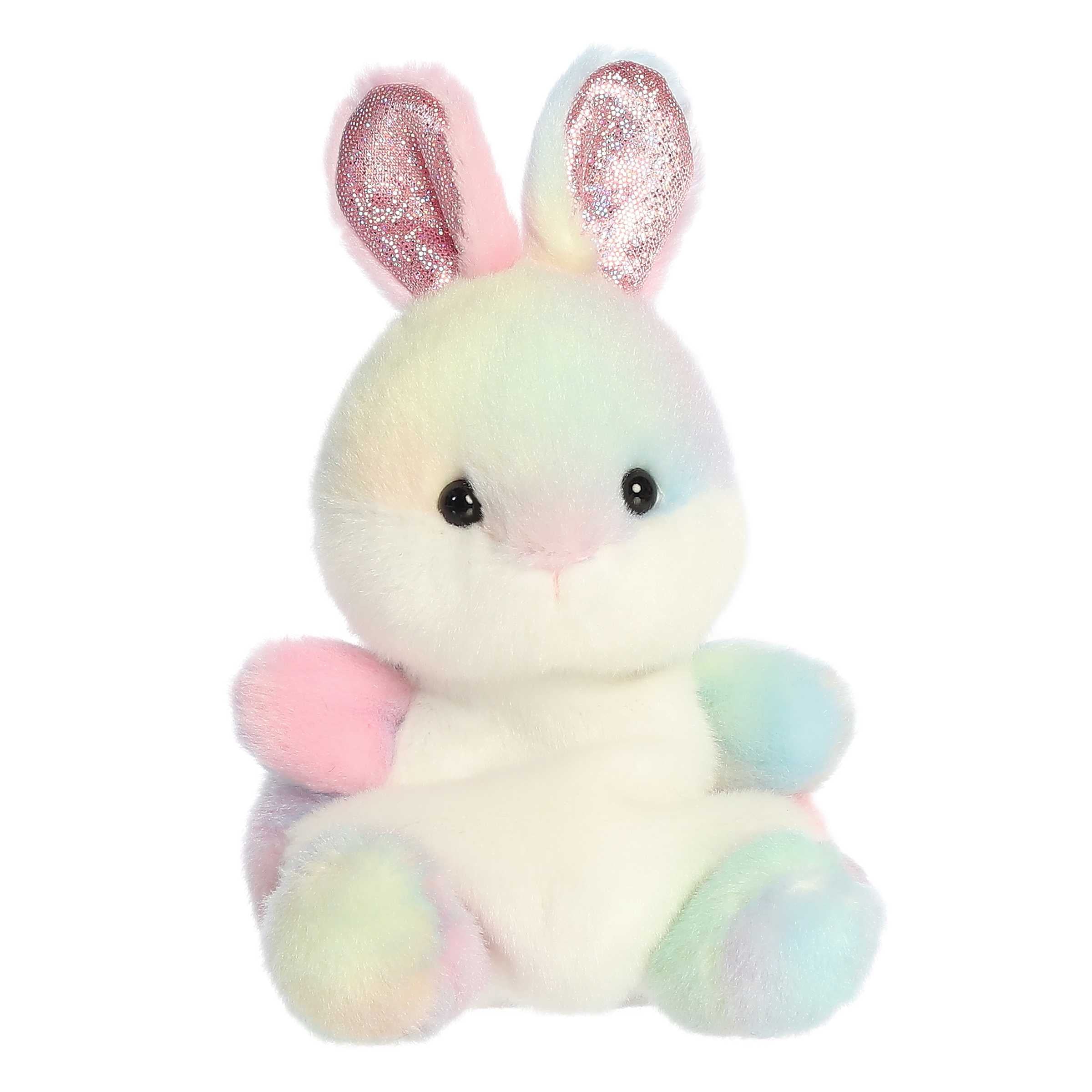 Opal Rainbow Bunny Palm Pals 5" Plush – Kawaii Gifts