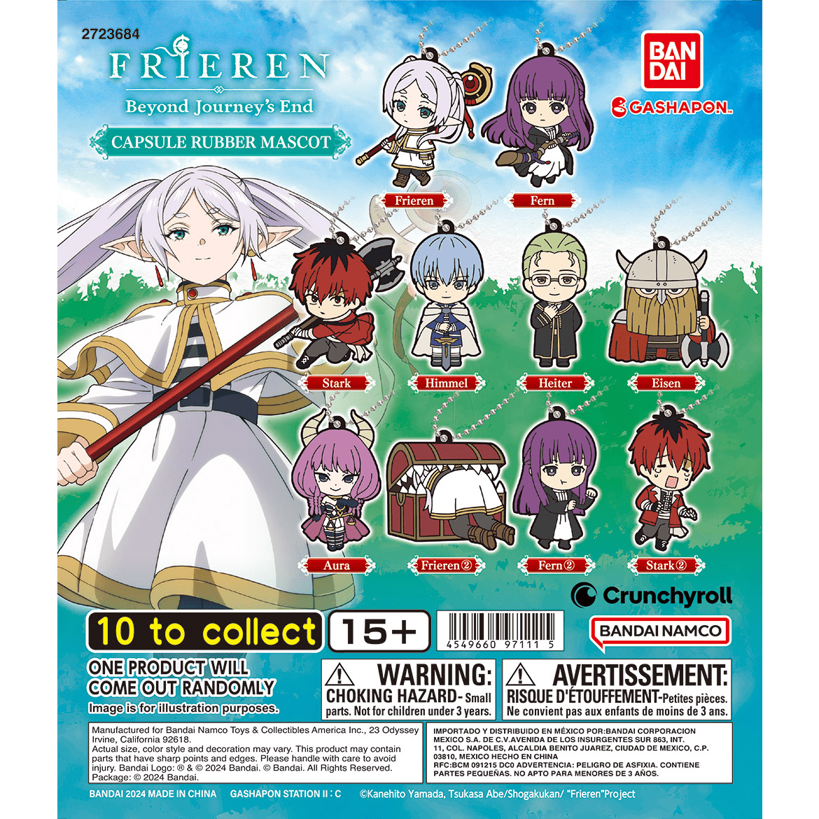 Frieren: Beyond Journey's End Rubber Charm Mascot Gashapon – Kawaii Gifts