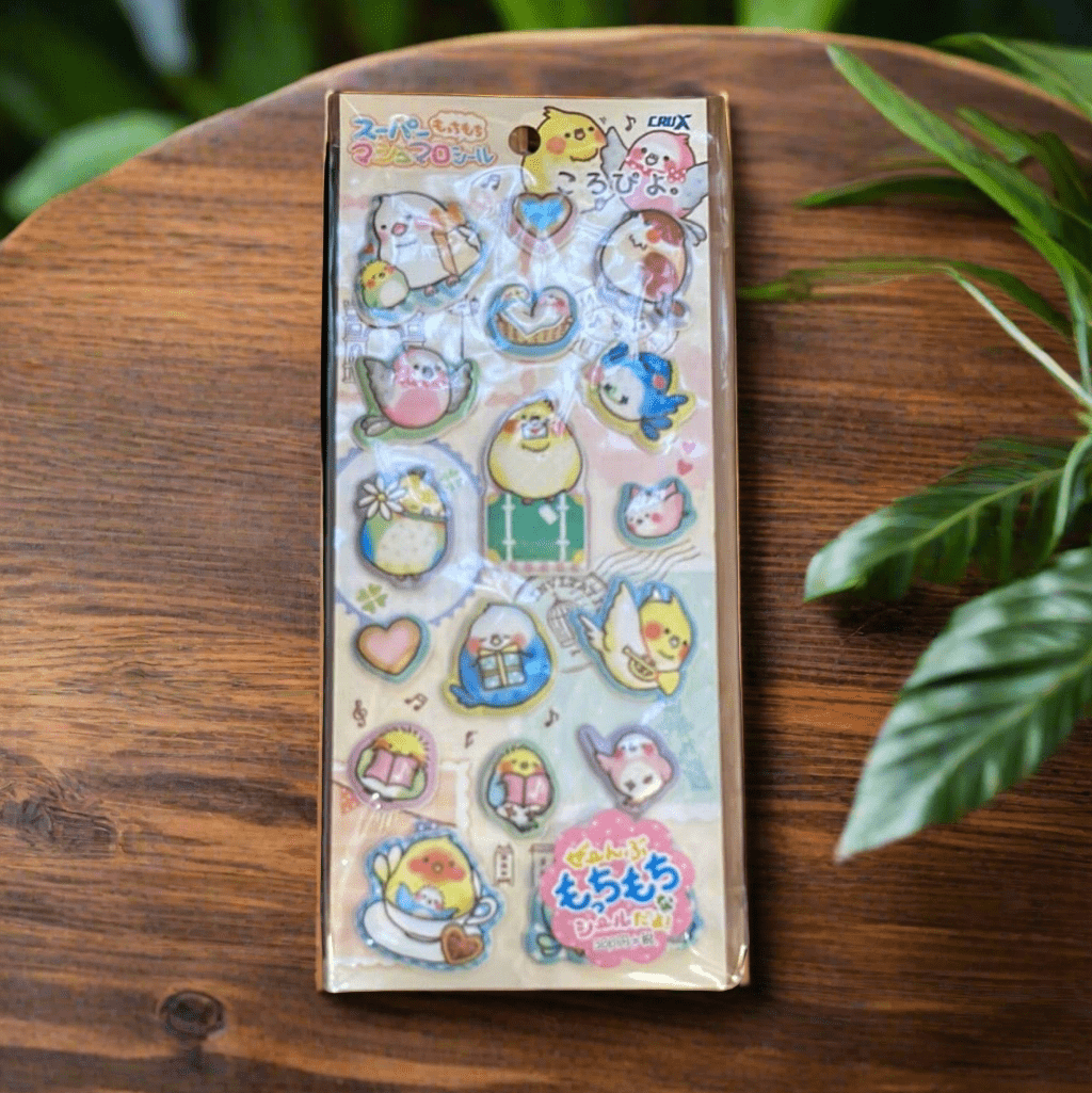 Super Mochi Mochi Bird Marshmallow Stickers – Kawaii Gifts