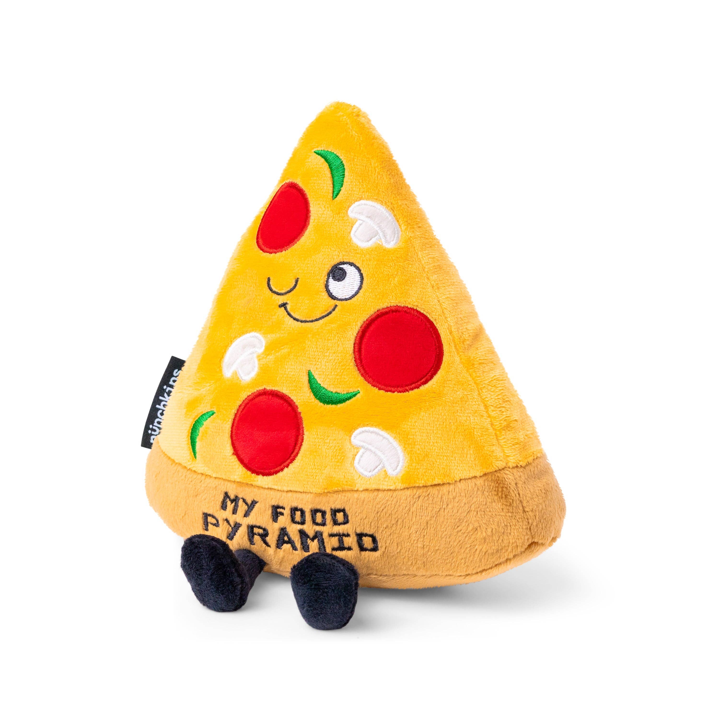 Punchkin "My Food Pyramid" Novelty Plush Pizza – Kawaii Gifts