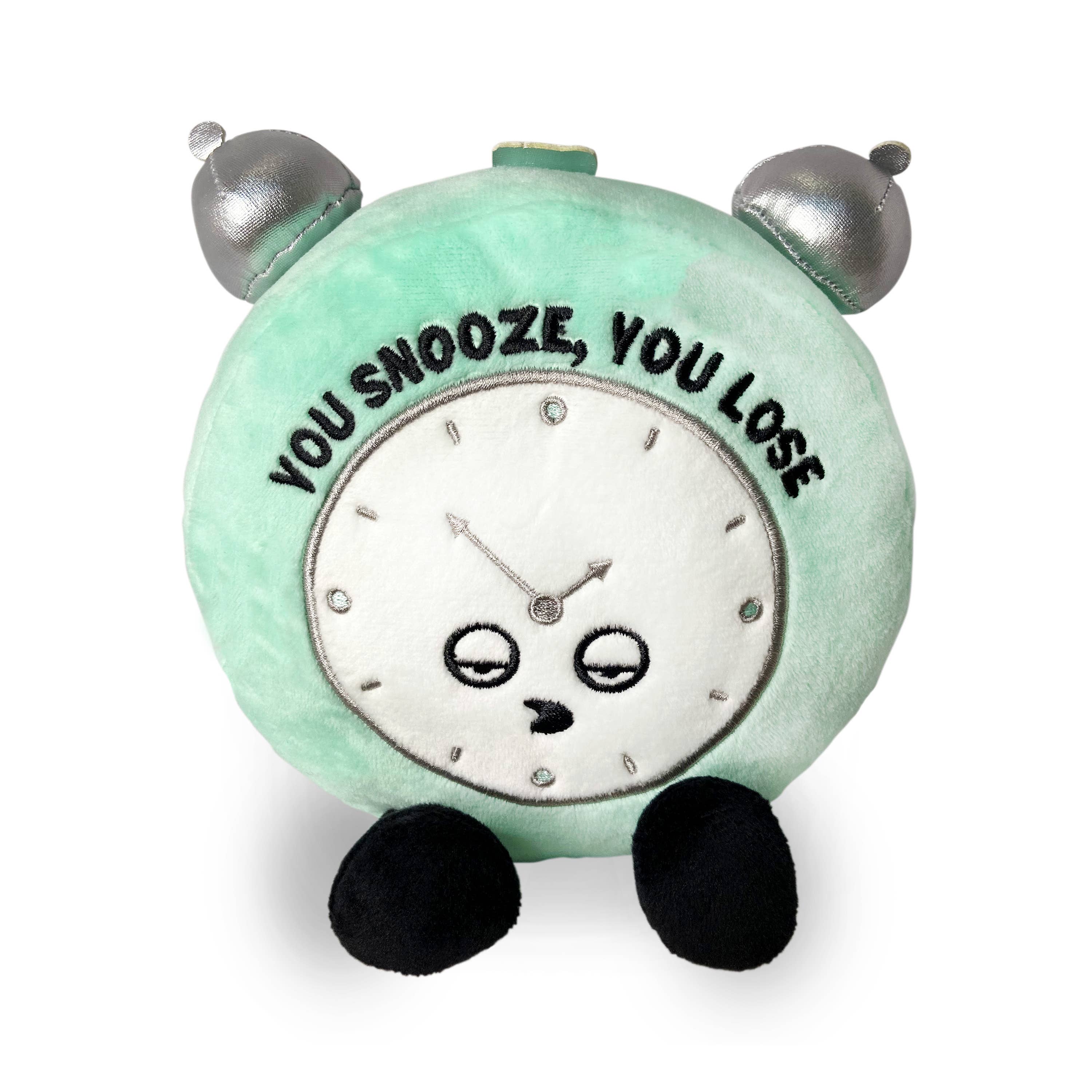 Punchkin "You Snooze, You Lose" Plush Clock – Kawaii Gifts