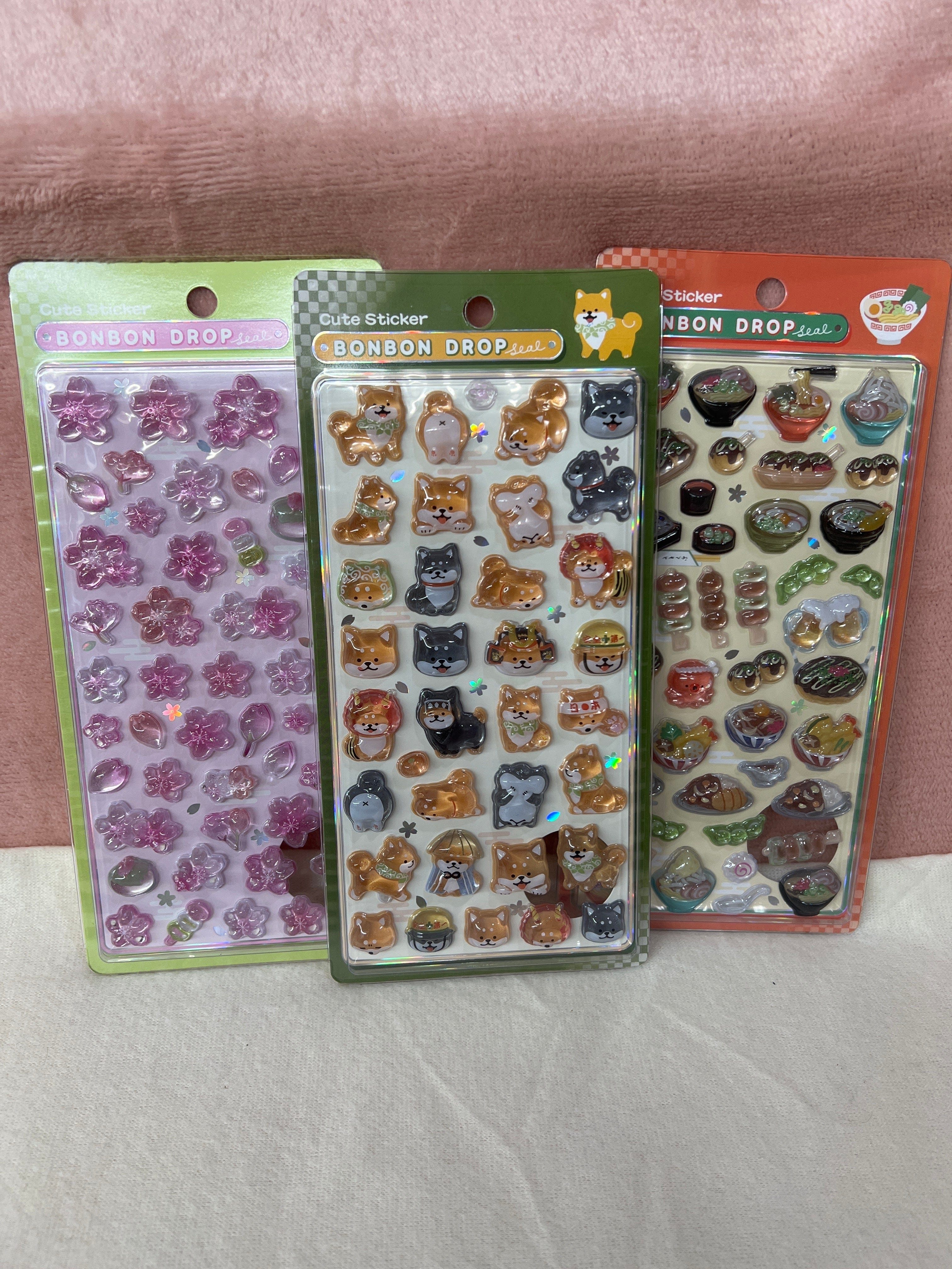 Q-Lia Bon Bon Drop Wa 3D Stickers – Kawaii Gifts