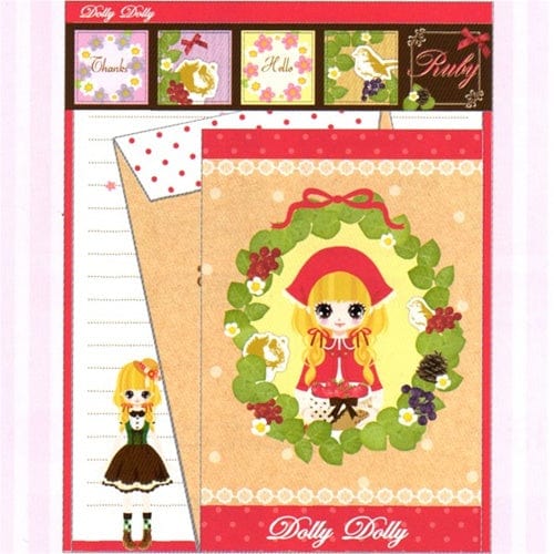 Q-Lia Dolly Dolly Letter Set: Ruby – Kawaii Gifts